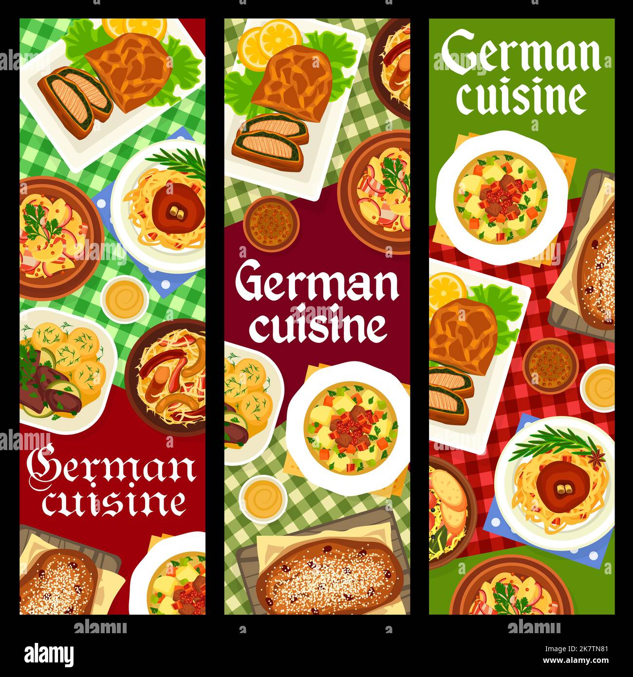 German christmas food Stock Vector Images - Alamy