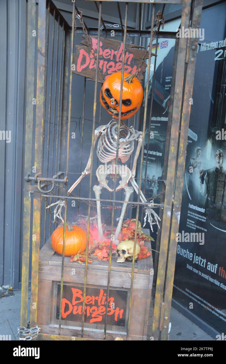 Berlin, Germany - October 16, 2022 - Berlin Dungeon tourist attraction ...