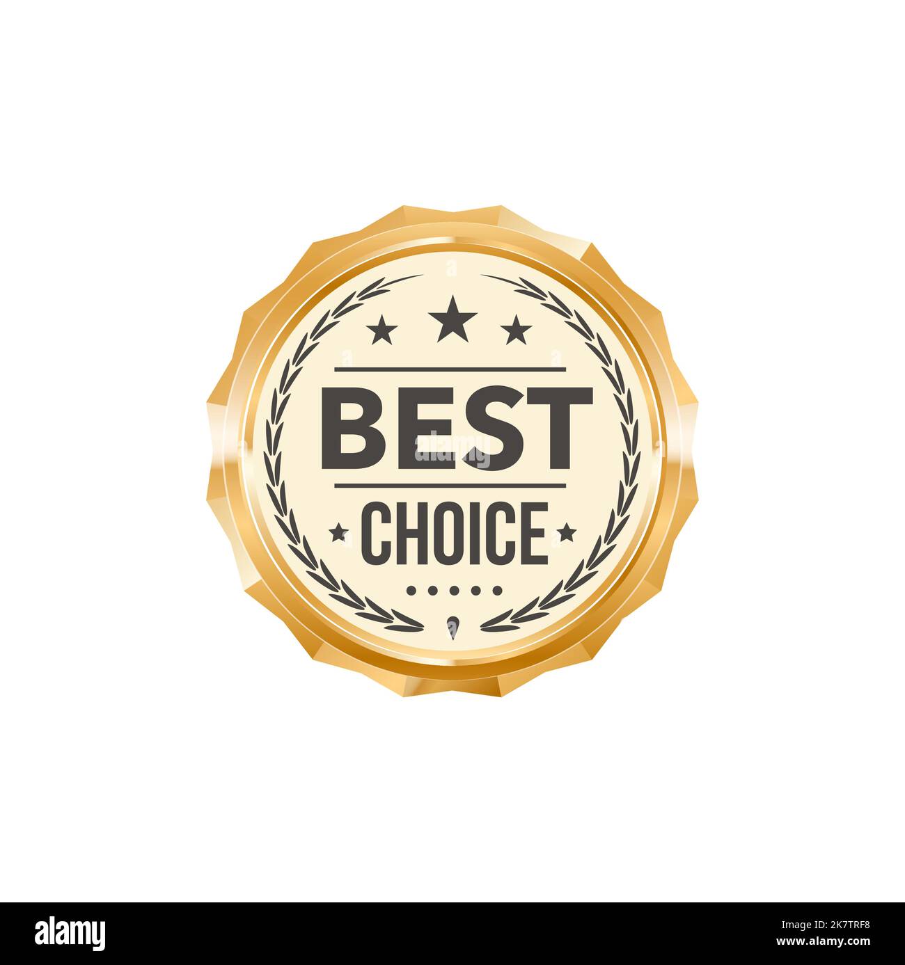 Best choice golden badge and glossy label. Consumer choice reward ...