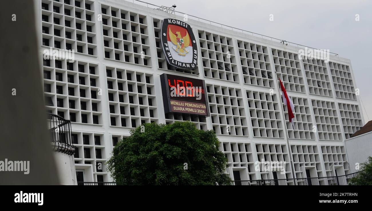 Jakarta Indonesia 18th October 2022 : Countdown time election day of ...
