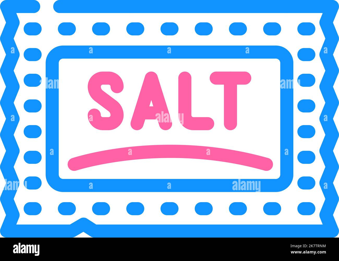 sachet salt color icon vector illustration Stock Vector Image & Art - Alamy