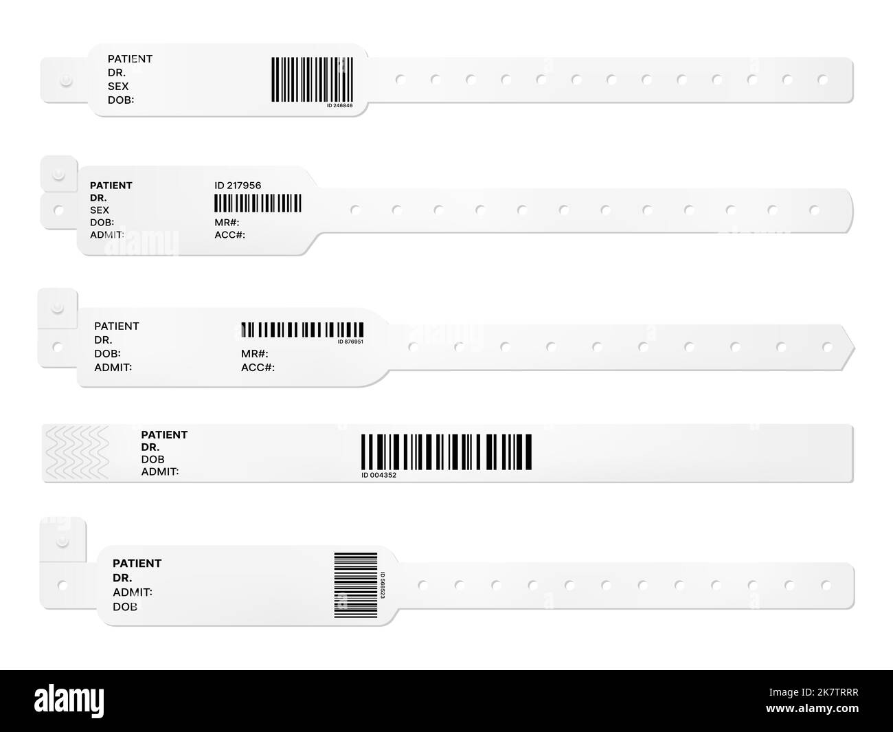 Baby newborn hospital identification Stock Vector Images - Alamy
