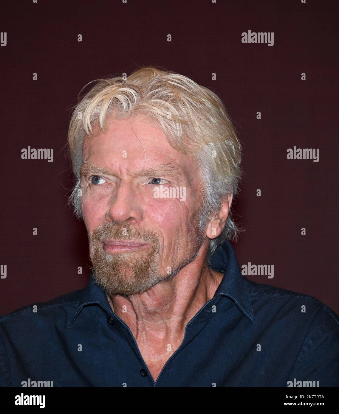 Milan, Italy. 18th Oct, 2022. Milan, Italy Richard Branson founder of ...