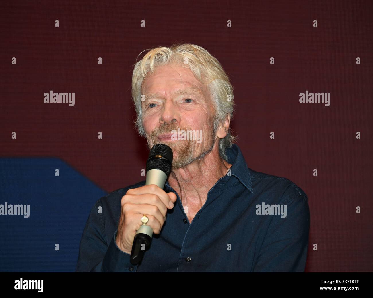 Milan, Italy. 18th Oct, 2022. Milan, Italy Richard Branson founder of ...