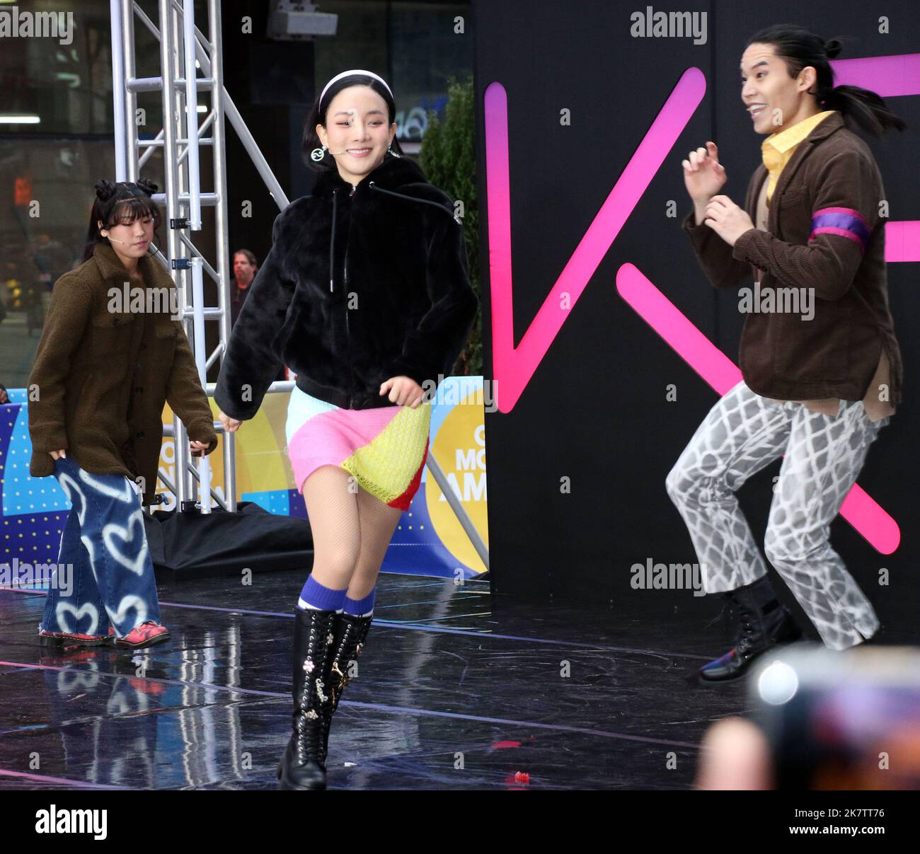 KPOP Broadway cast perform on Good Morning America in Time Square ...