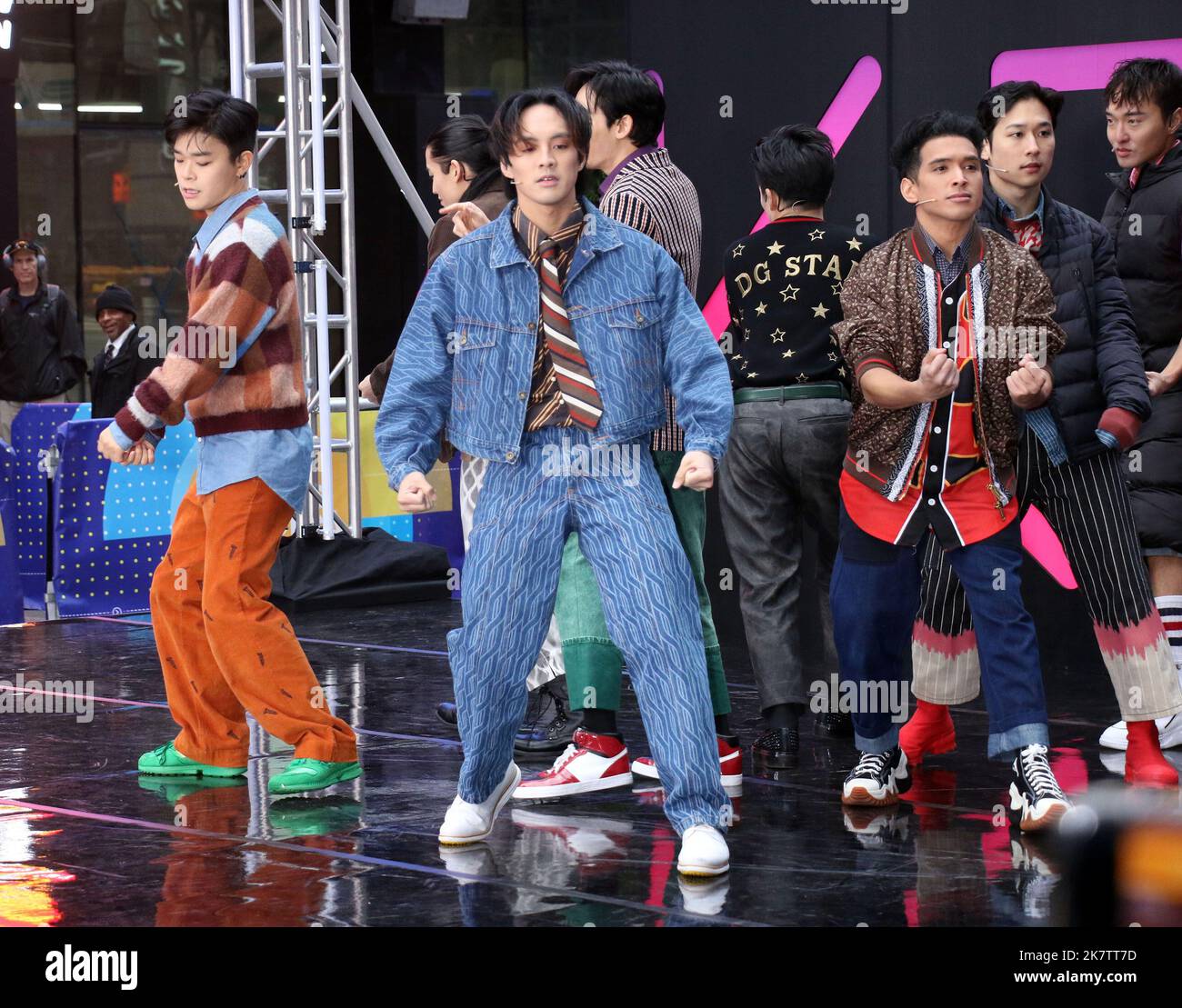 KPOP Broadway cast perform on Good Morning America in Time Square ...