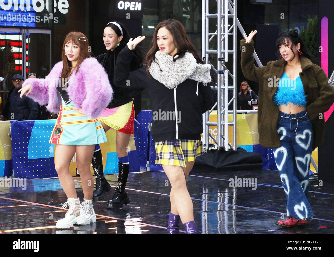 KPOP Broadway cast perform on Good Morning America in Time Square ...