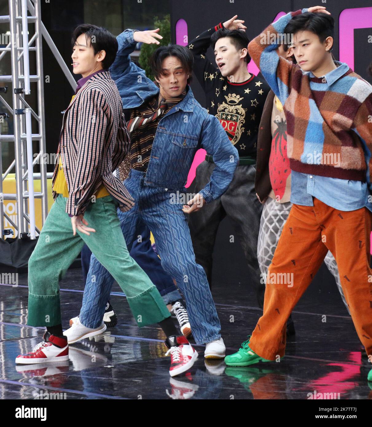 KPOP Broadway cast perform on Good Morning America in Time Square ...