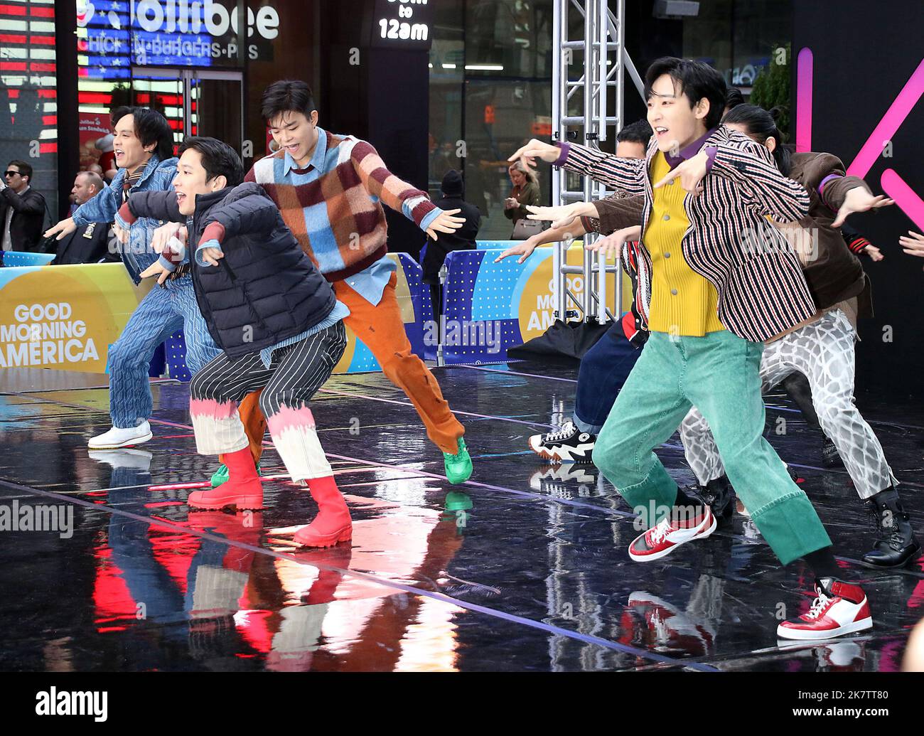 KPOP Broadway cast perform on Good Morning America in Time Square ...