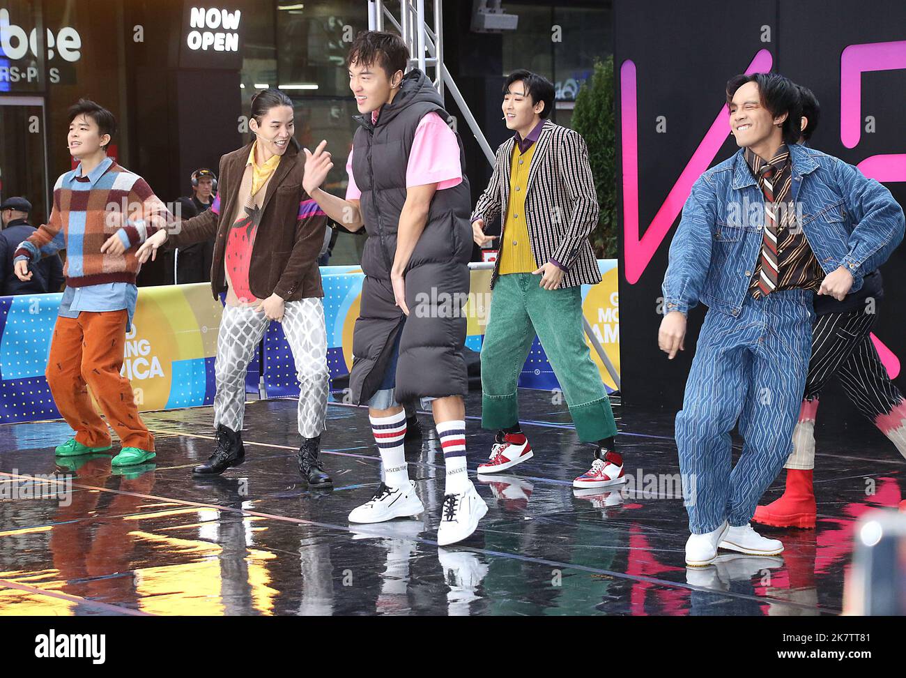 KPOP Broadway cast perform on Good Morning America in Time Square ...
