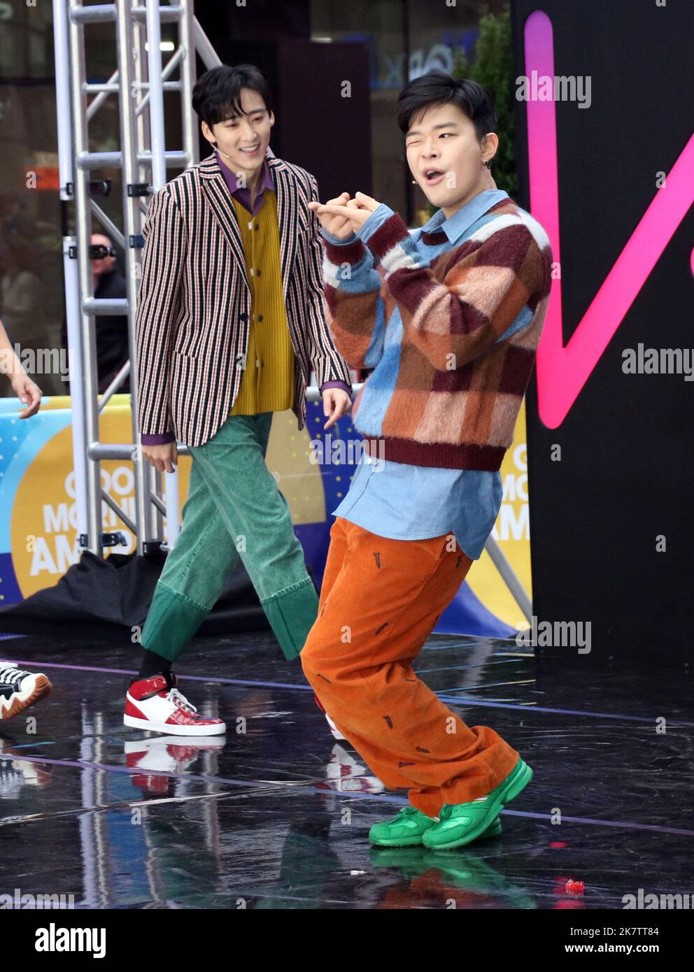 KPOP Broadway cast perform on Good Morning America in Time Square ...