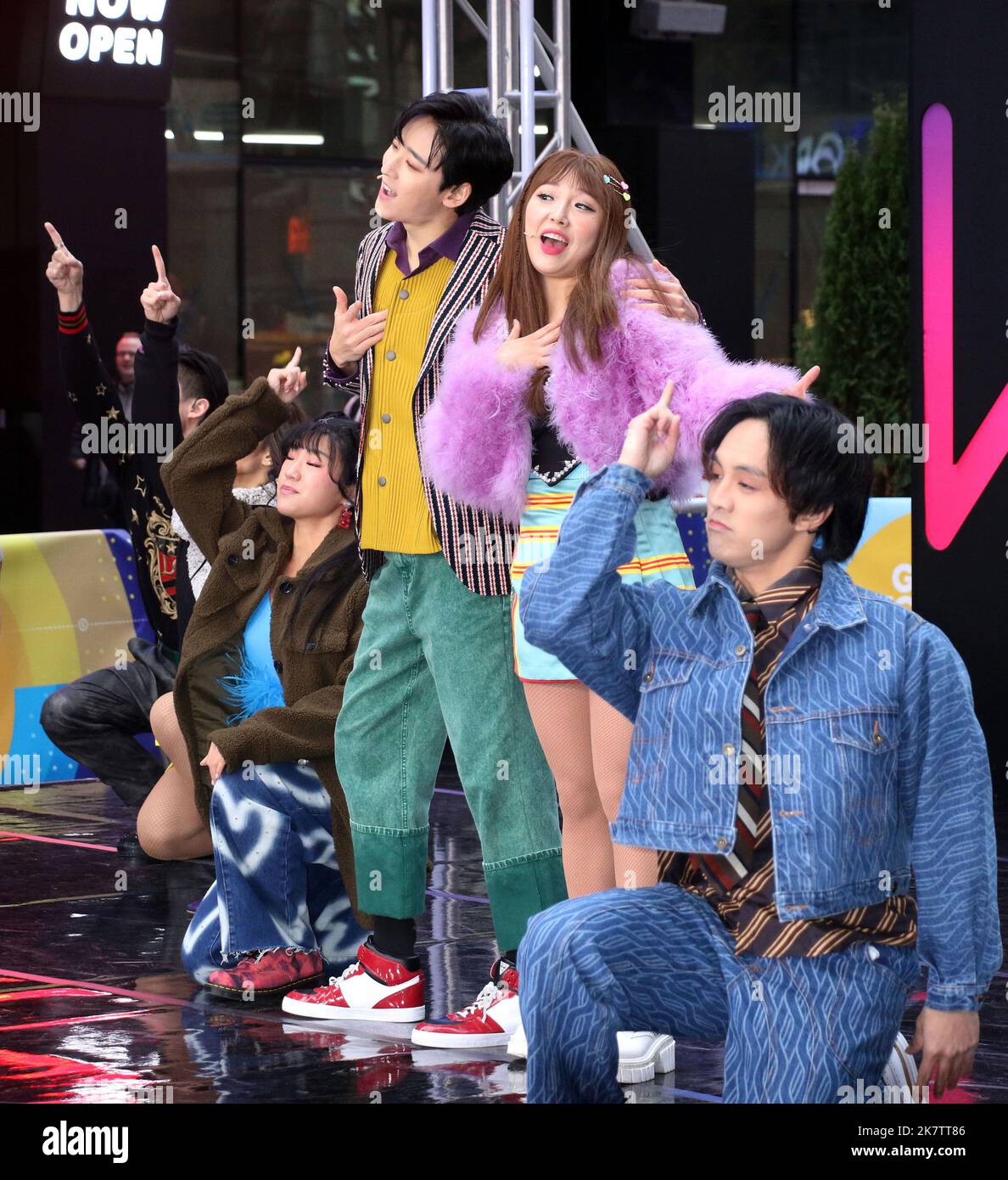 KPOP Broadway cast perform on Good Morning America in Time Square ...