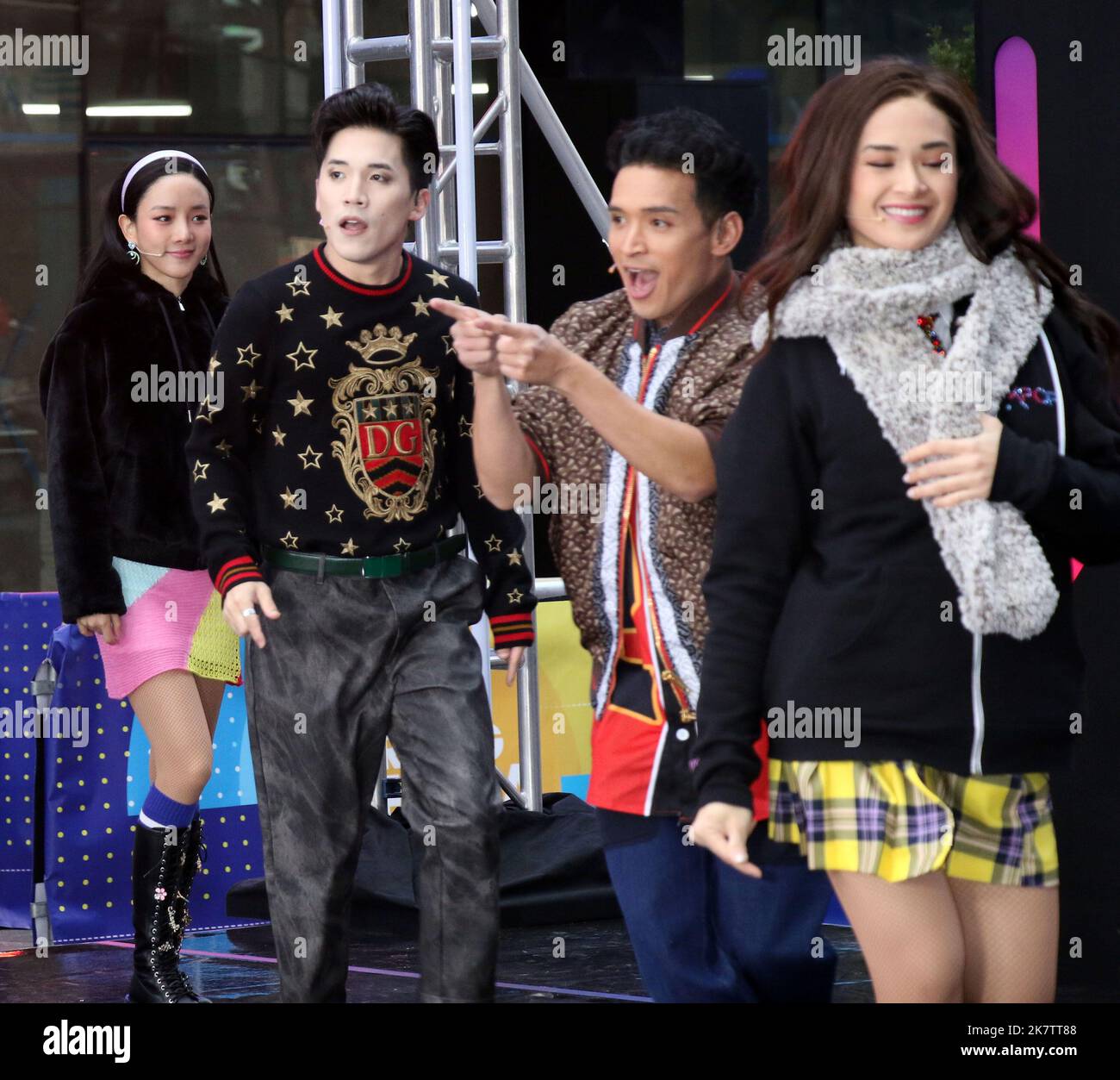 KPOP Broadway cast perform on Good Morning America in Time Square ...