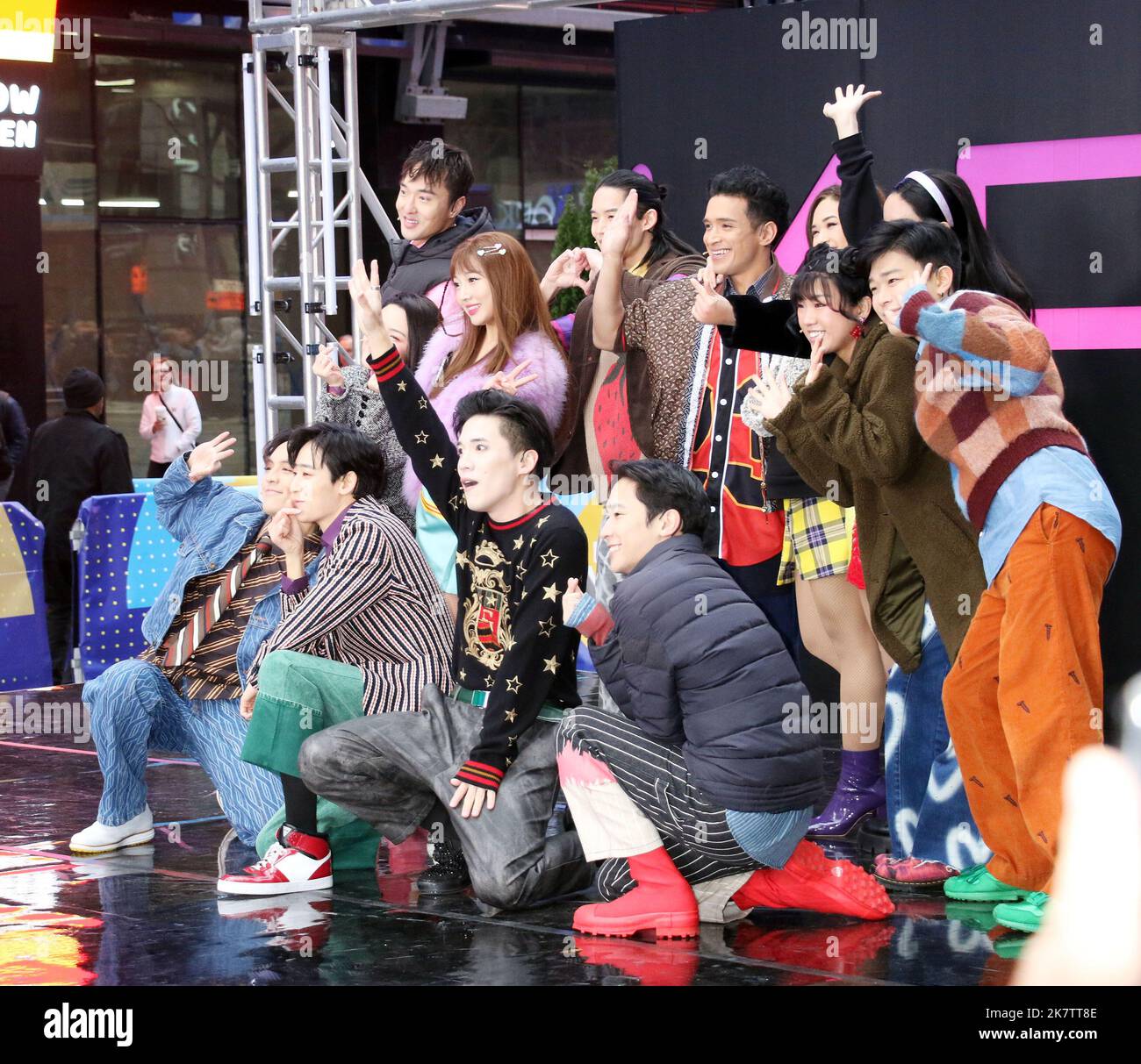 KPOP Broadway cast perform on Good Morning America in Time Square ...