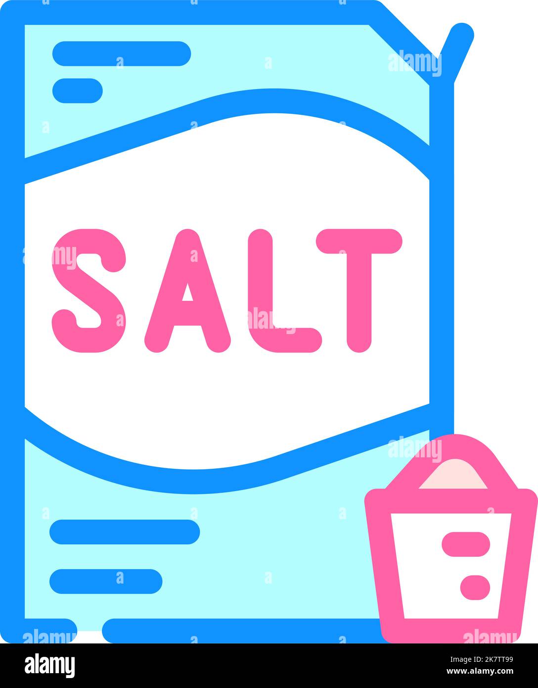 dishwasher salt color icon vector illustration Stock Vector Image & Art ...