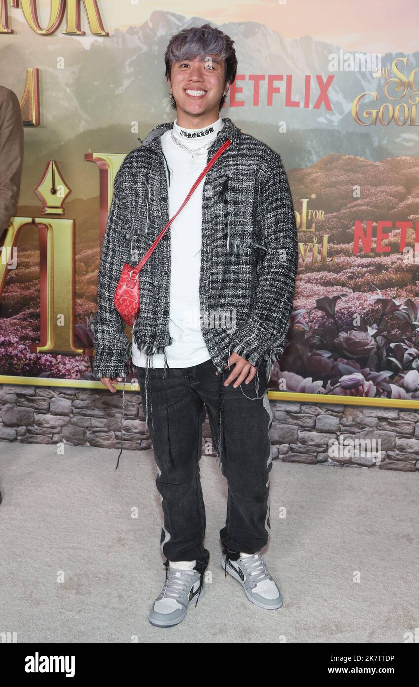 Los Angeles, California, USA. 18th Oct, 2022. Michael Le. Premiere Of ...