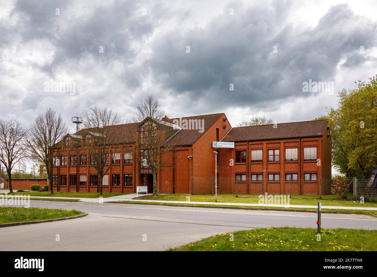 Schleswig-Holstein Netz AG, Netzcenter Friedrichstadt Stock Photo - Alamy