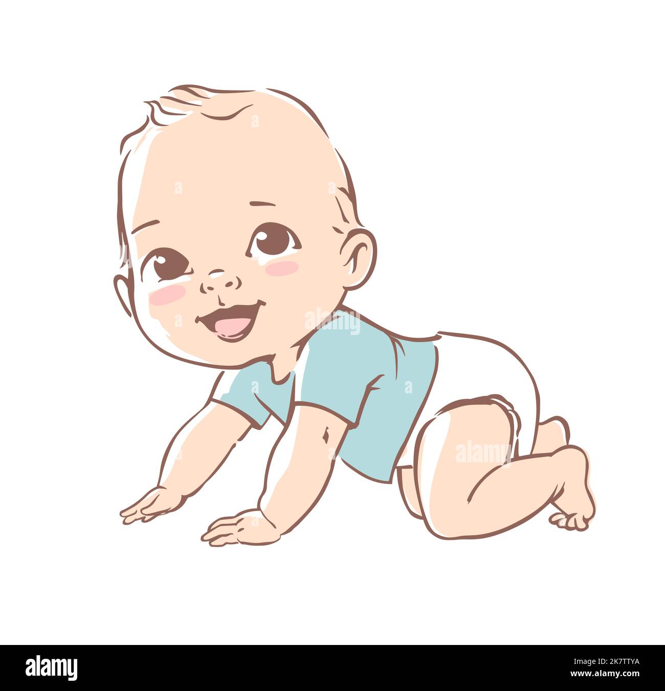 Crawling Baby Animated Gif