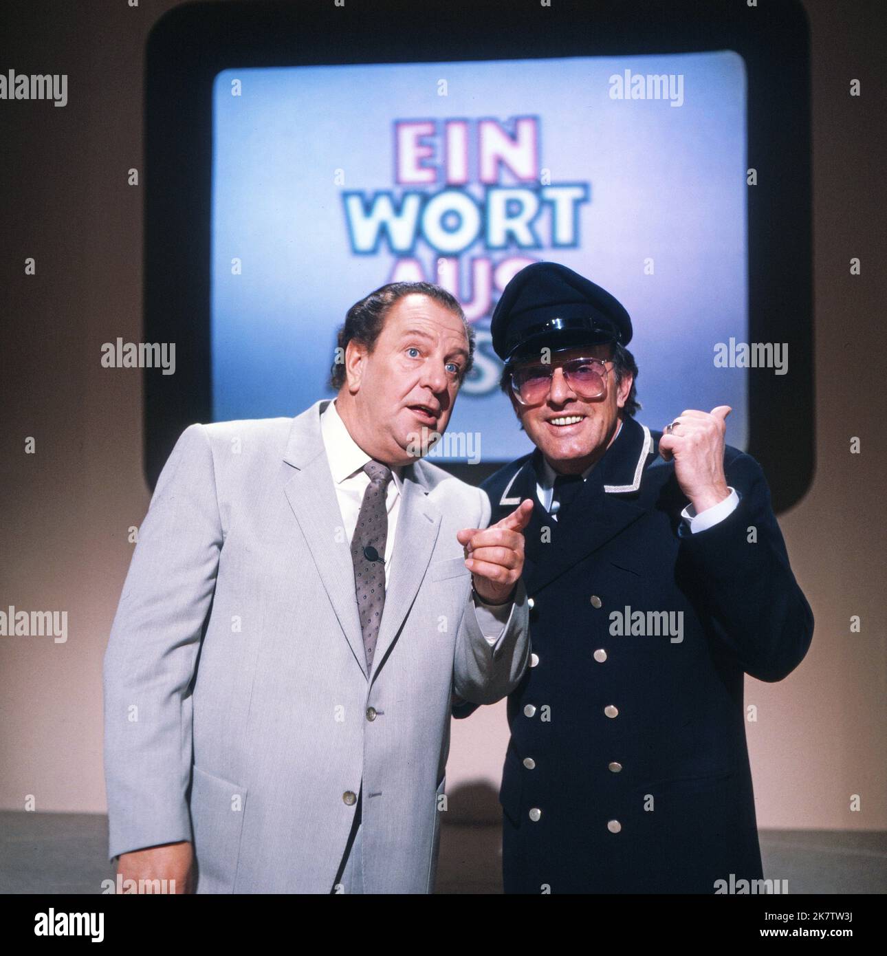 Ein Wort aus Musik, Spielshow, Deutschland 1981 - 1983, Moderator Heinz ...