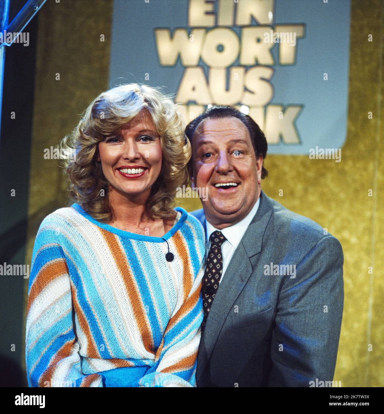 Ein Wort aus Musik, Spielshow, Deutschland 1981 - 1983, Moderatorenpaar ...