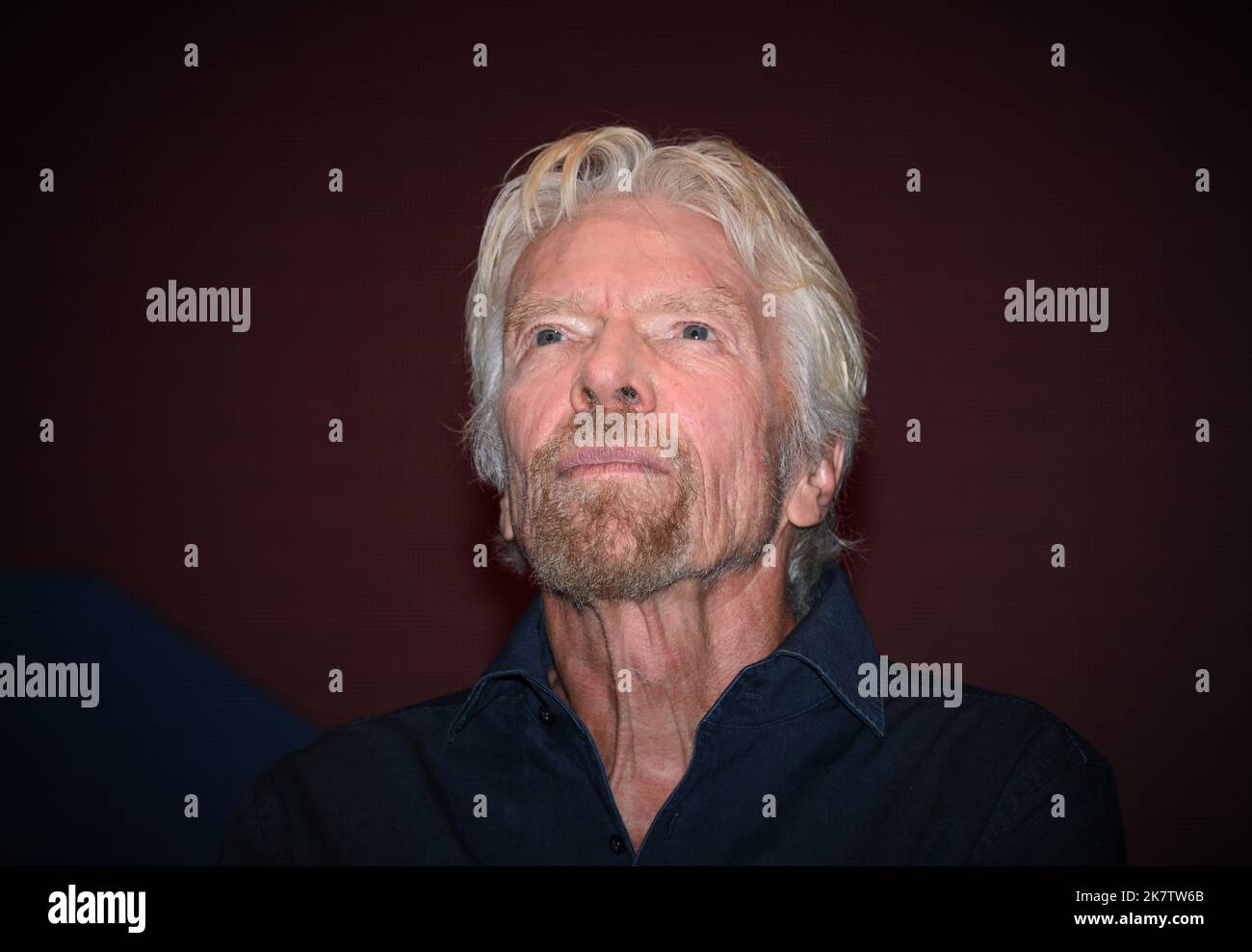 Milan, Italy. 18th Oct, 2022. Milan, Italy Richard Branson founder of ...