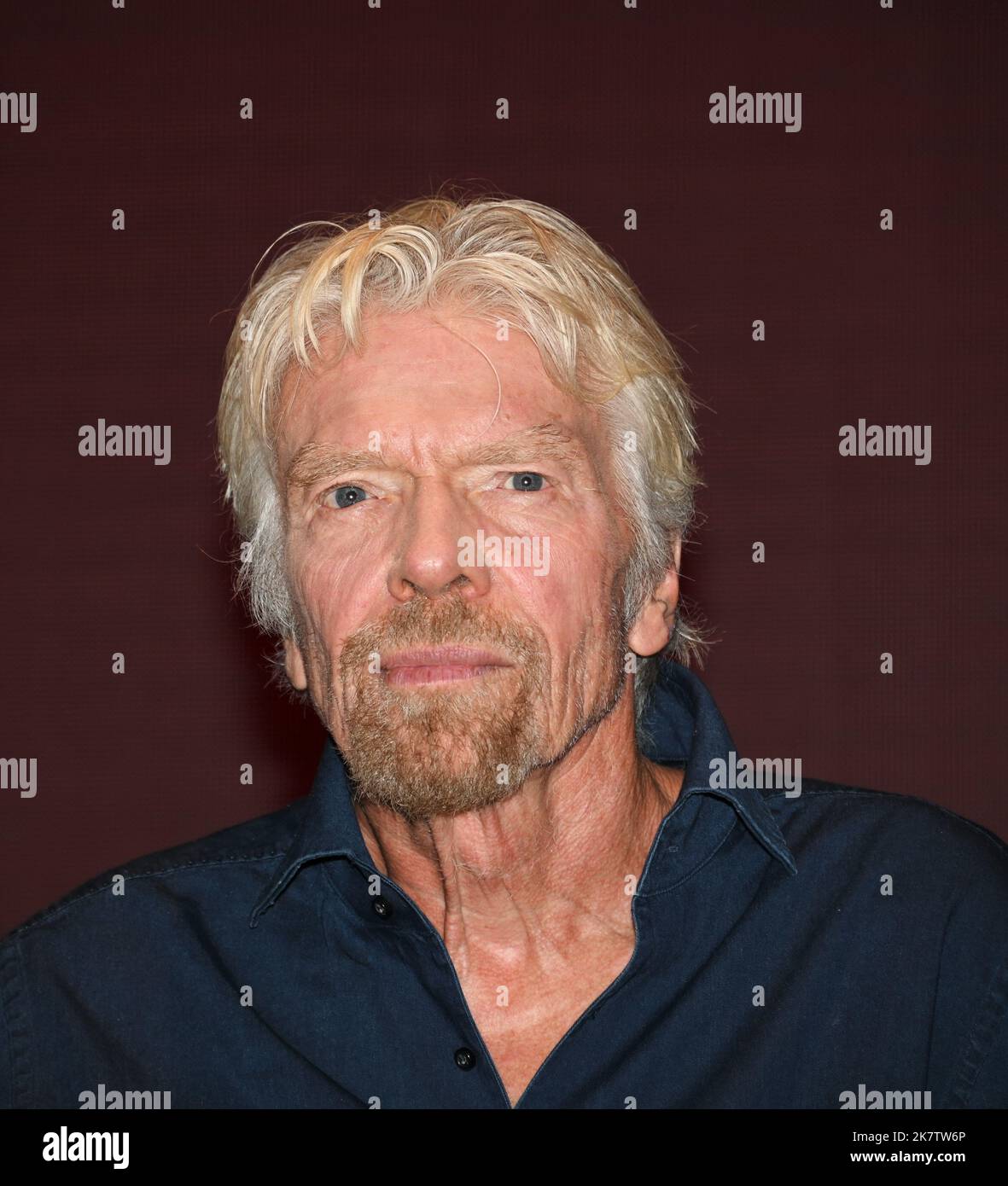 Milan, Italy. 18th Oct, 2022. Milan, Italy Richard Branson founder of ...