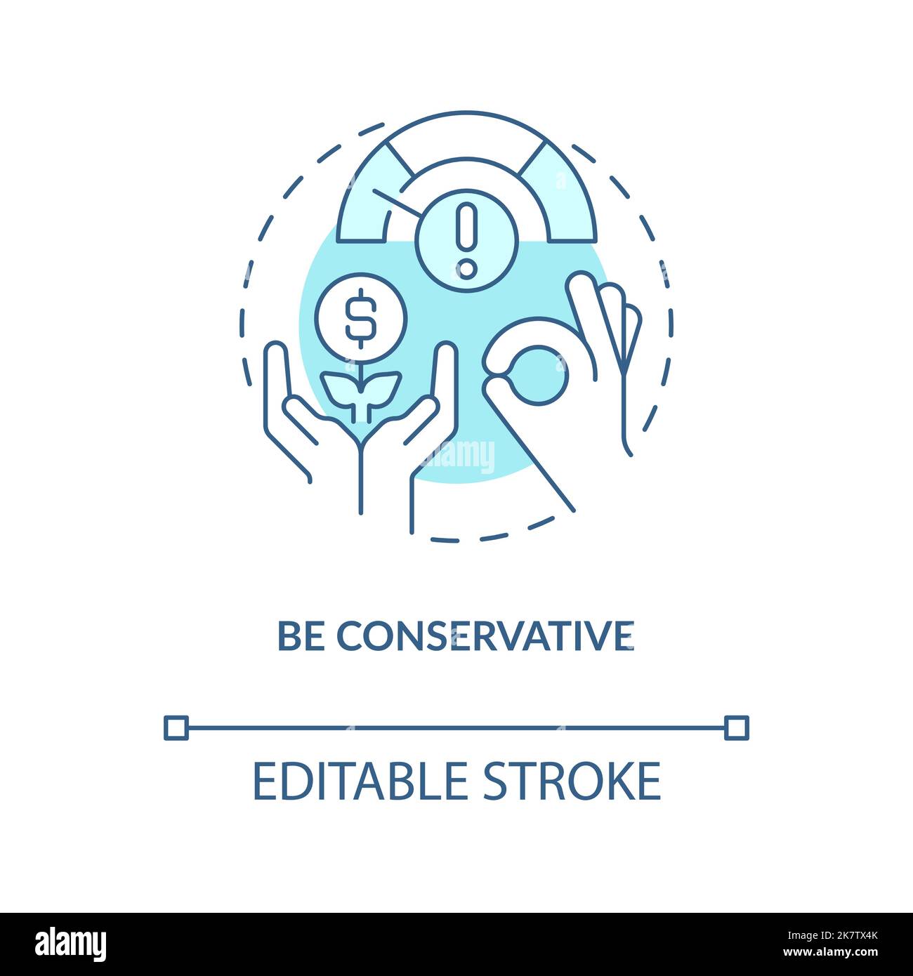 Conservative business management turquoise concept icon Stock Vector ... Conservative business management turquoise concept icon Stock Vector ...