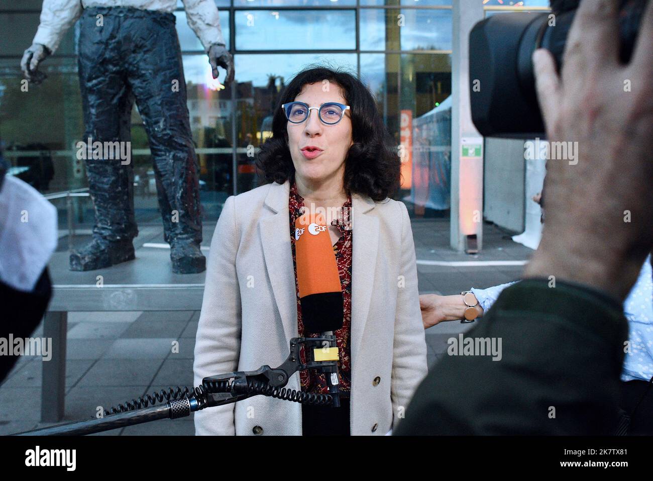 Rima Abdul Malak, French Minister of Culture during ceremony of the ...