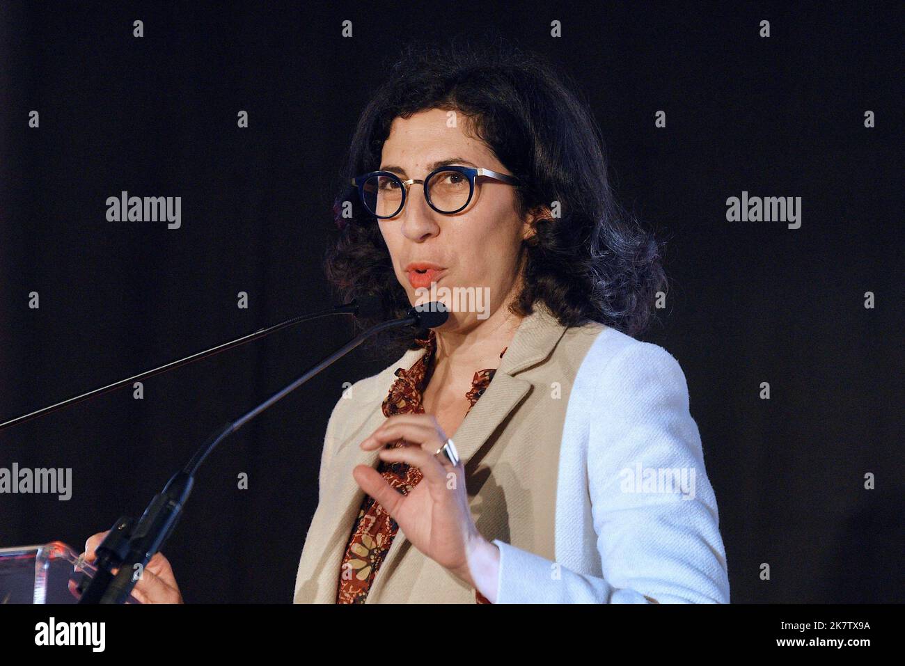 Rima Abdul Malak, French Minister of Culture during ceremony of the ...