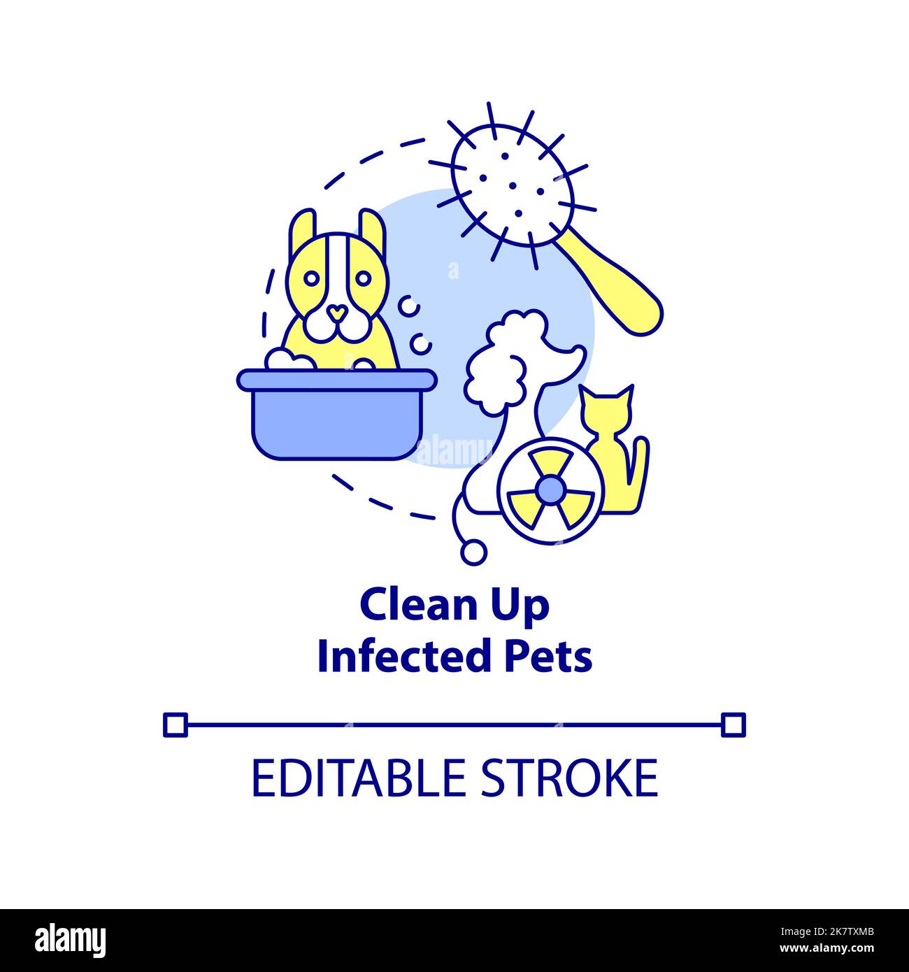 Clean up pet Stock Vector Images - Alamy