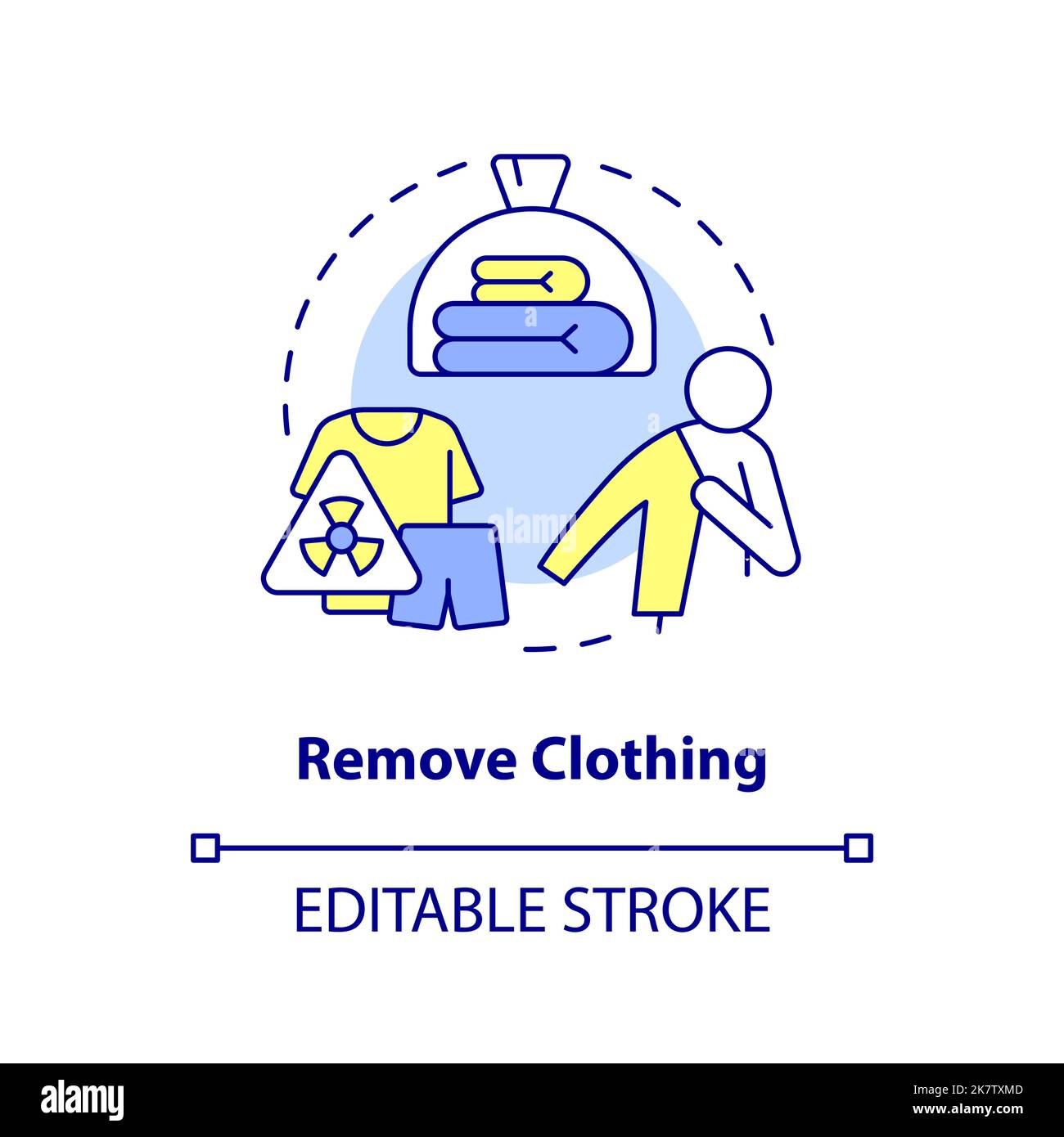 Remove clothing concept icon Stock Vector Image & Art - Alamy