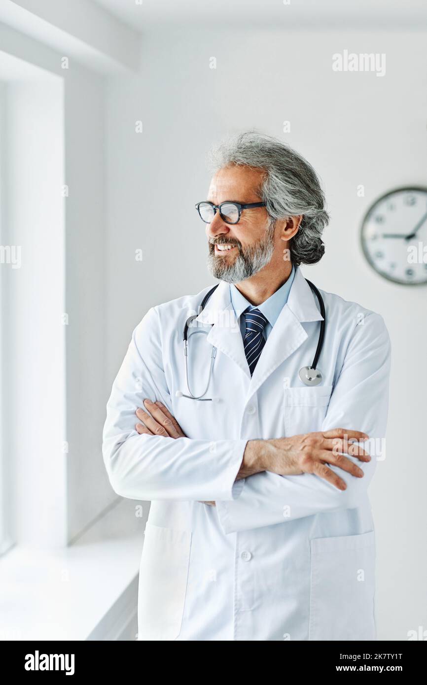 senior elderly gray hair active doctor hospital medical medicine health ...