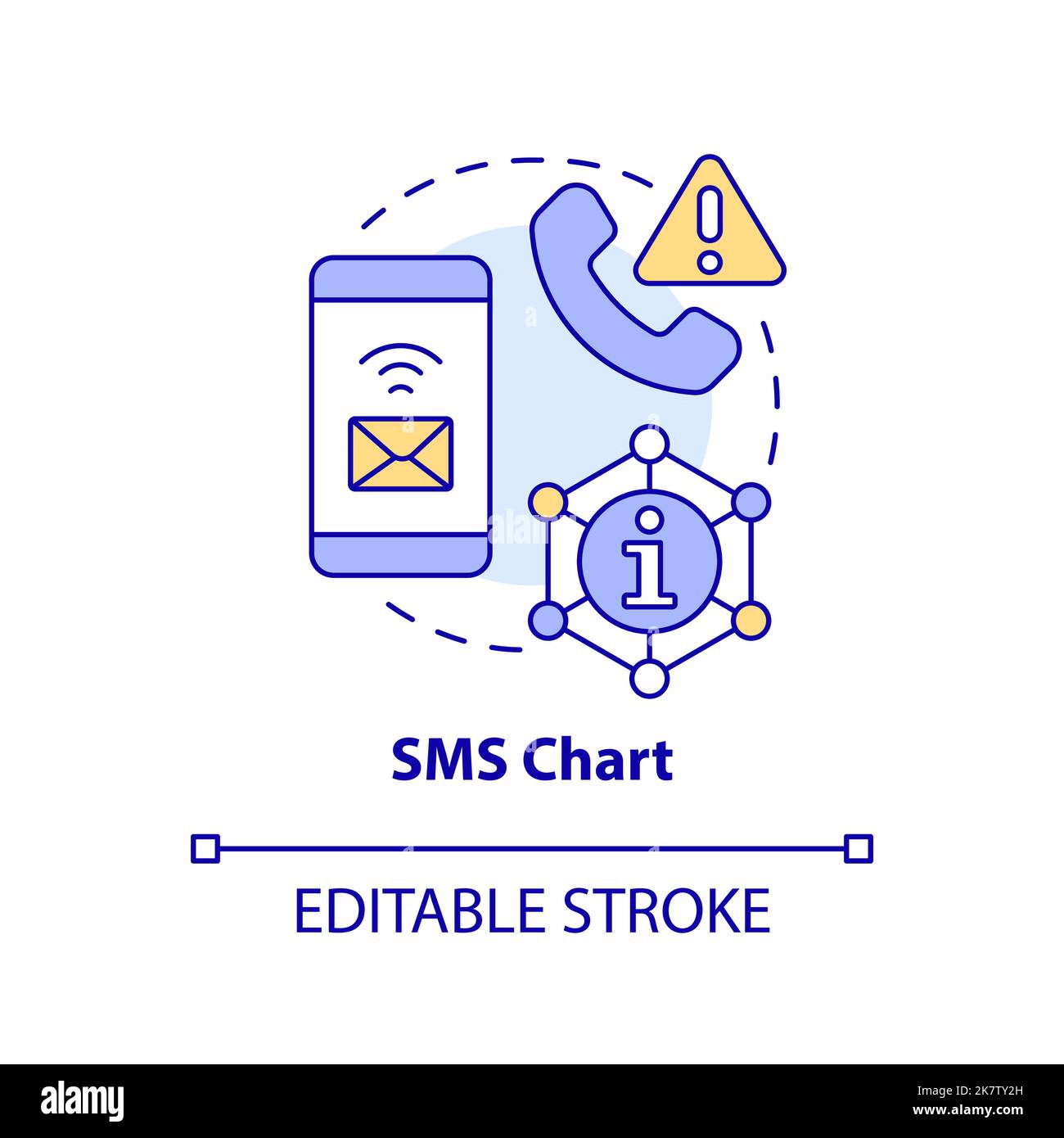 Sms circle logo hi-res stock photography and images - Alamy