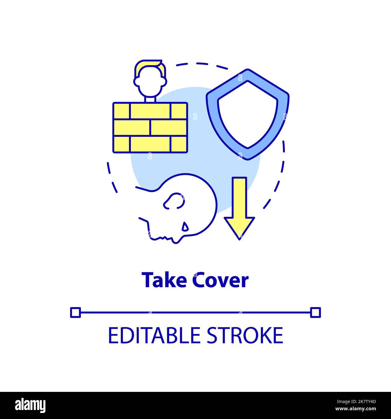 To take shelter Stock Vector Images - Alamy