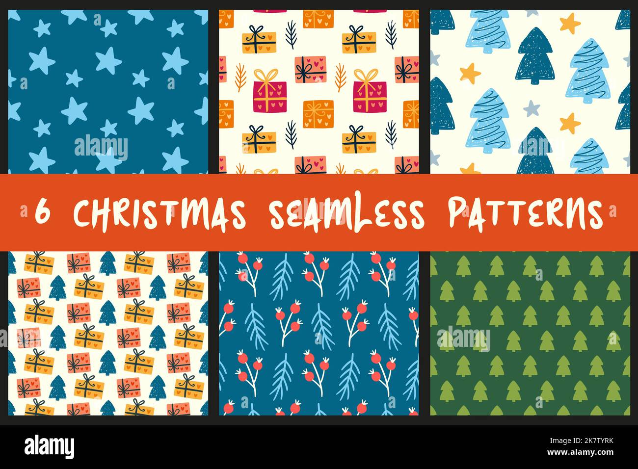 Mistletoe christmas gift on Stock Vector Images - Alamy