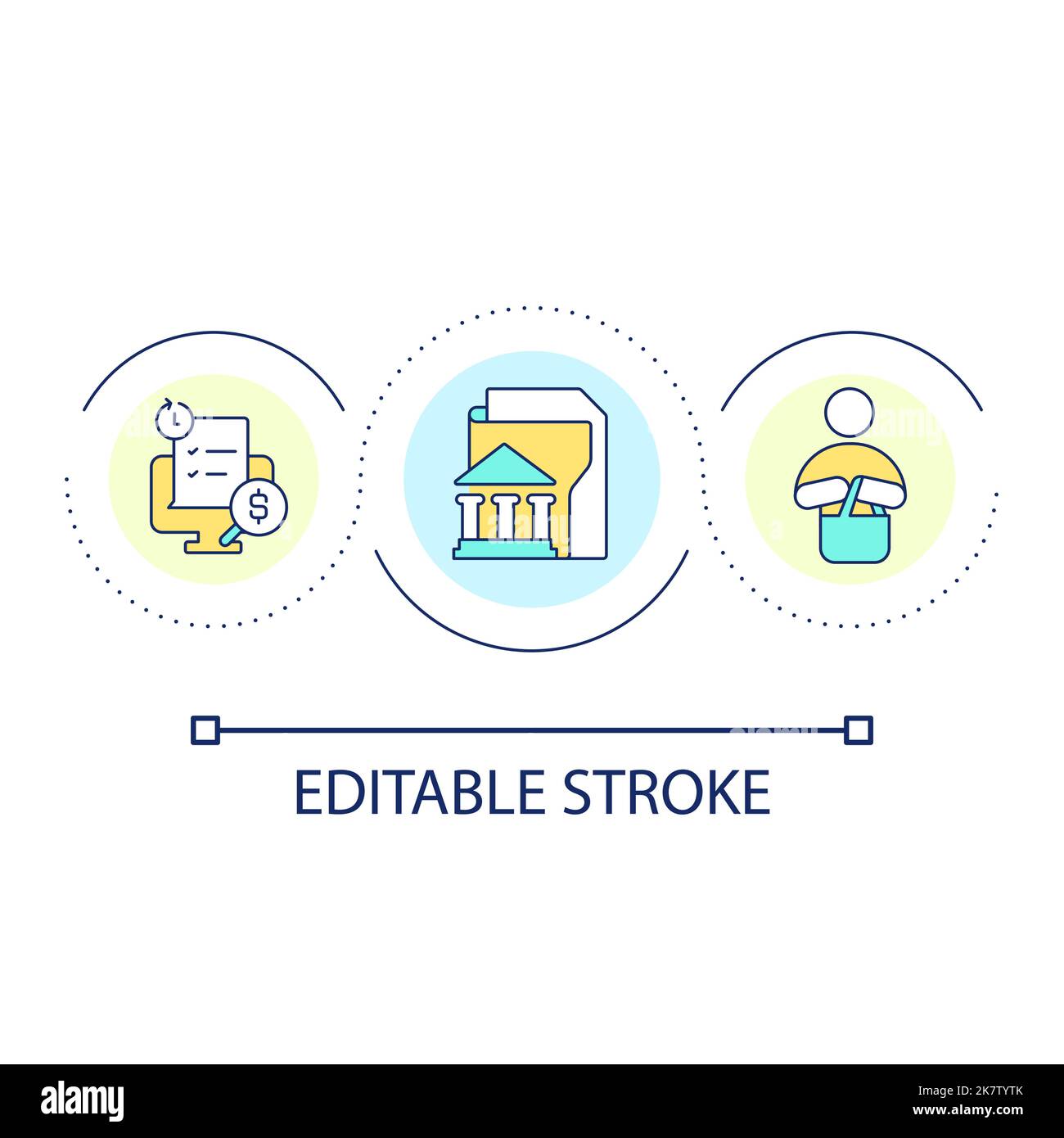 History processing Stock Vector Images - Alamy