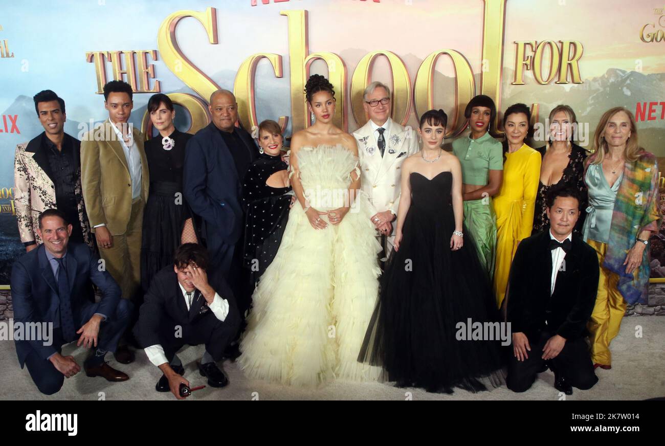 18 October 2022 - Los Angeles, California - Soman Chainani, Kit Young ...