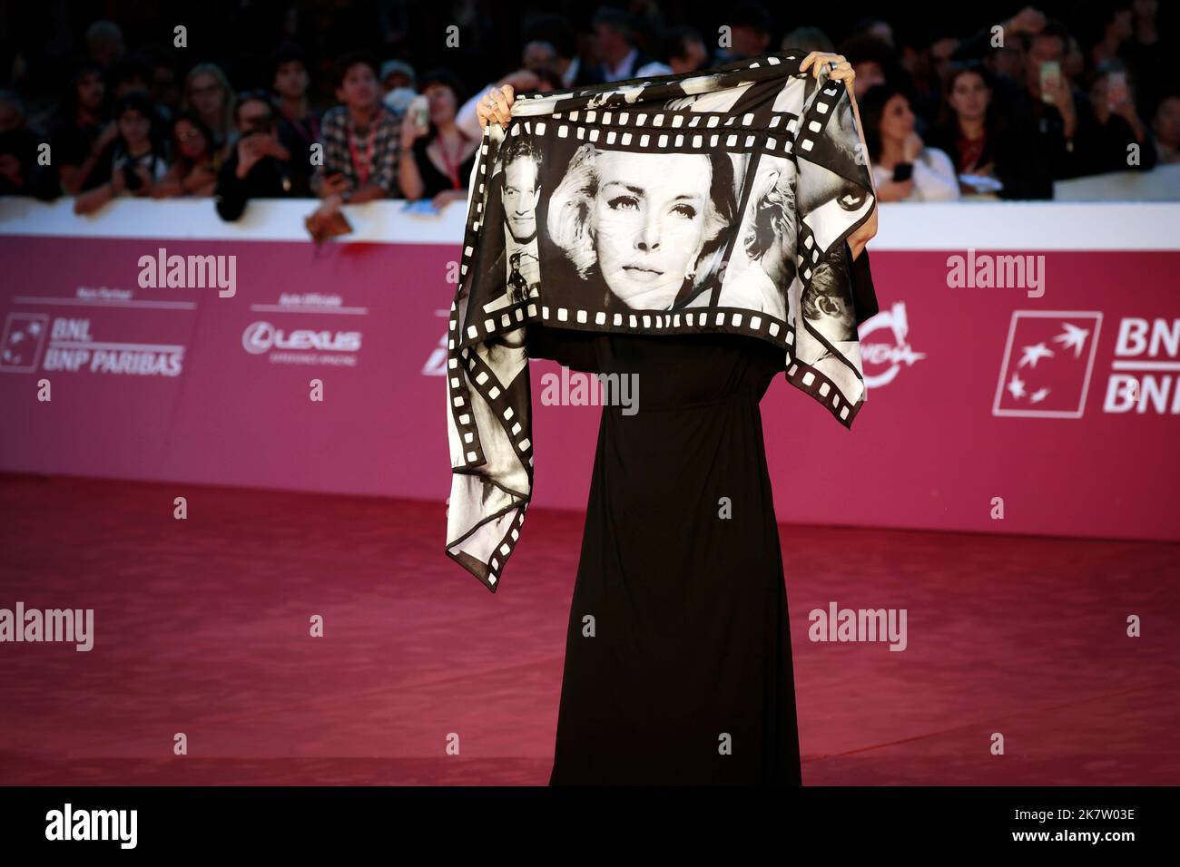Rome, Italy. 13th Oct, 2022. Melissa Newman walks on red carpet during ...