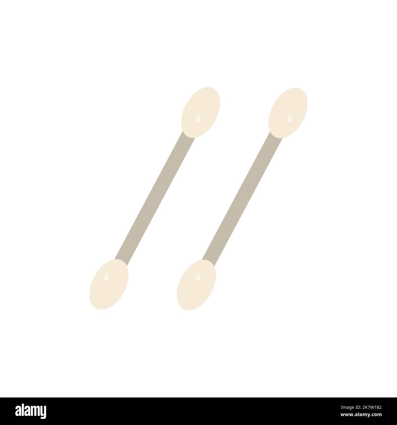 Carton cotton ear swabs. Vector illustration Stock Vector Image & Art ...