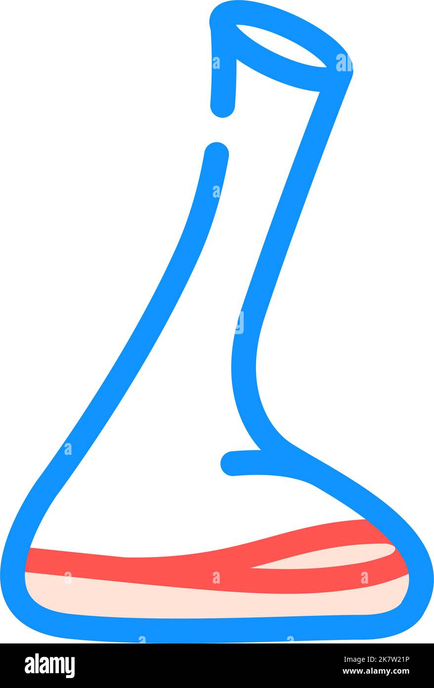 crystal wine glass color icon vector illustration Stock Vector Image ...