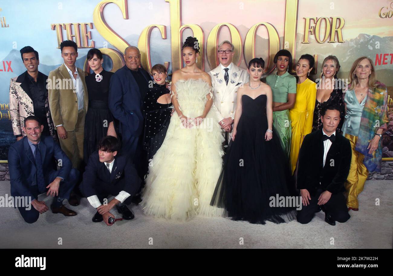 18 October 2022 - Los Angeles, California - Soman Chainani, Kit Young ...