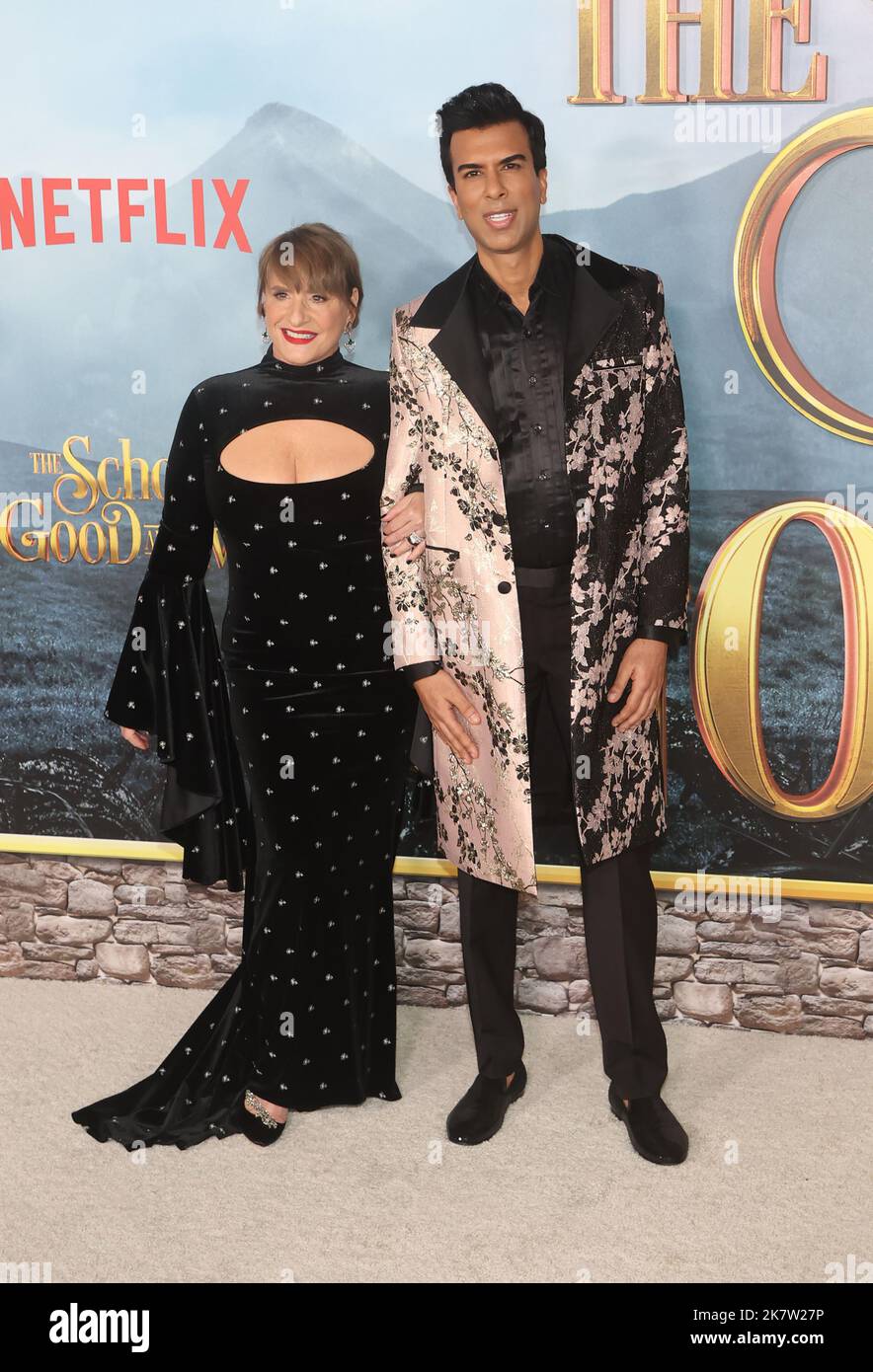 Los Angeles, Ca. 18th Oct, 2022. Patti LuPone, Soman Chainani at the ...