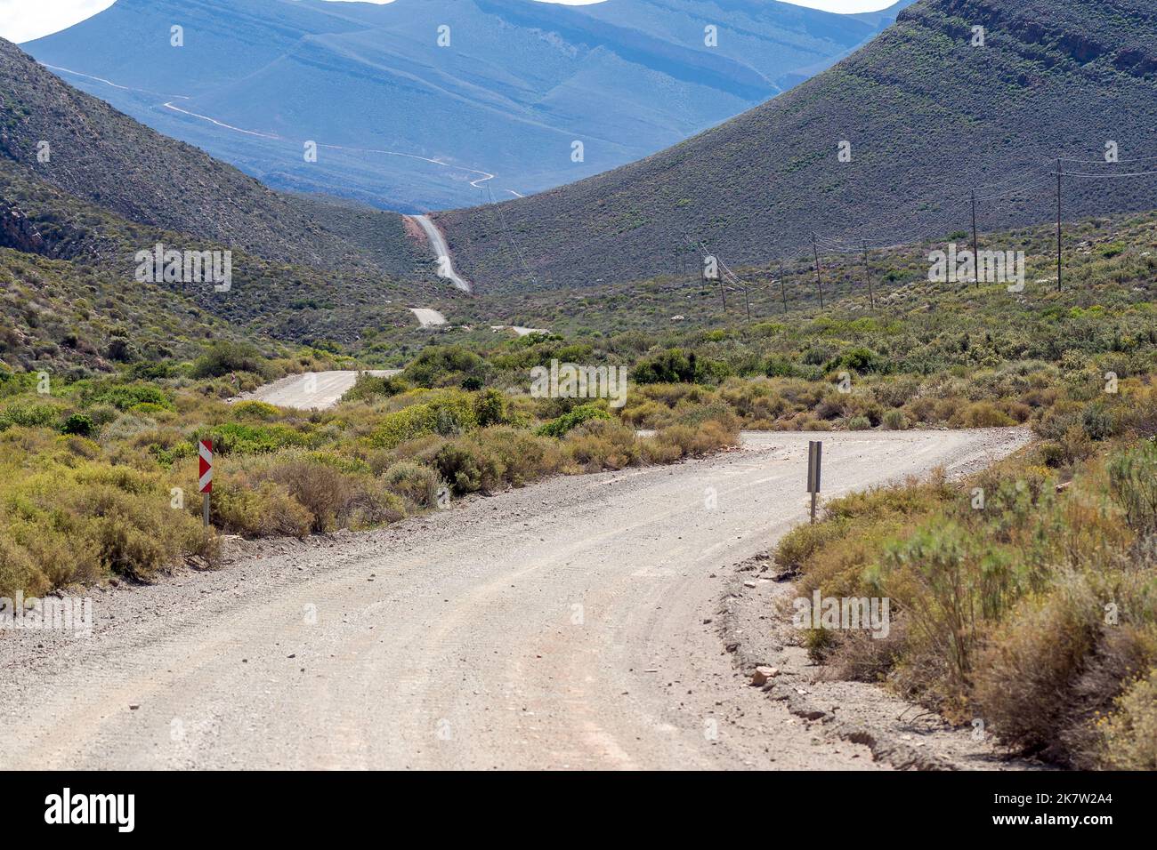 View of the Blinkberg Pass as viewed from the Souith.. Grootrivier Pass ...