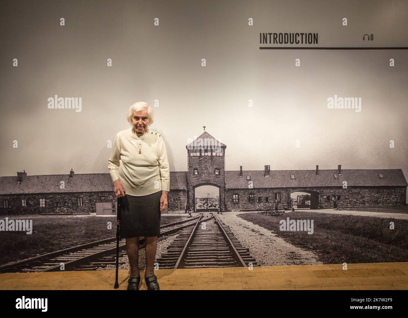 London UK 19 Oct 2022 Renee Salt, Auschwitz survivor at the Seen ...