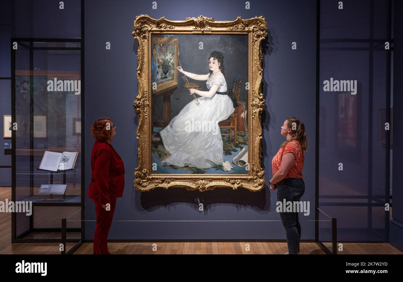 Entered edouard manets studio hi-res stock photography and images - Alamy
