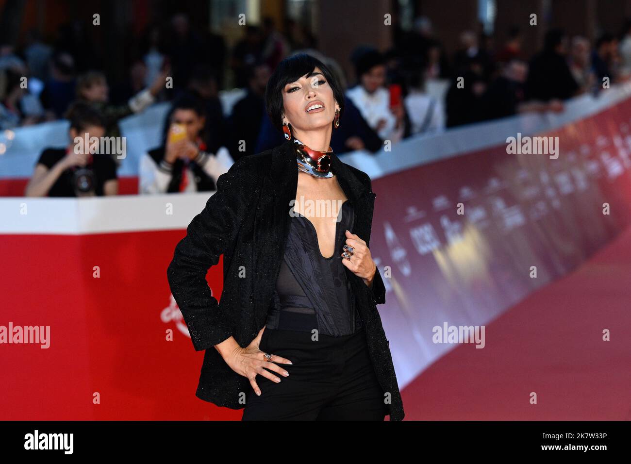 ROME, ITALY - OCTOBER 18: Nina Zilli attends the photocall for "La ...
