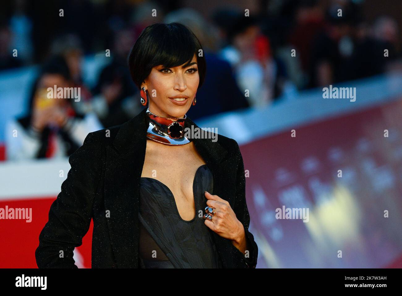 ROME, ITALY - OCTOBER 18: Nina Zilli attends the photocall for "La ...