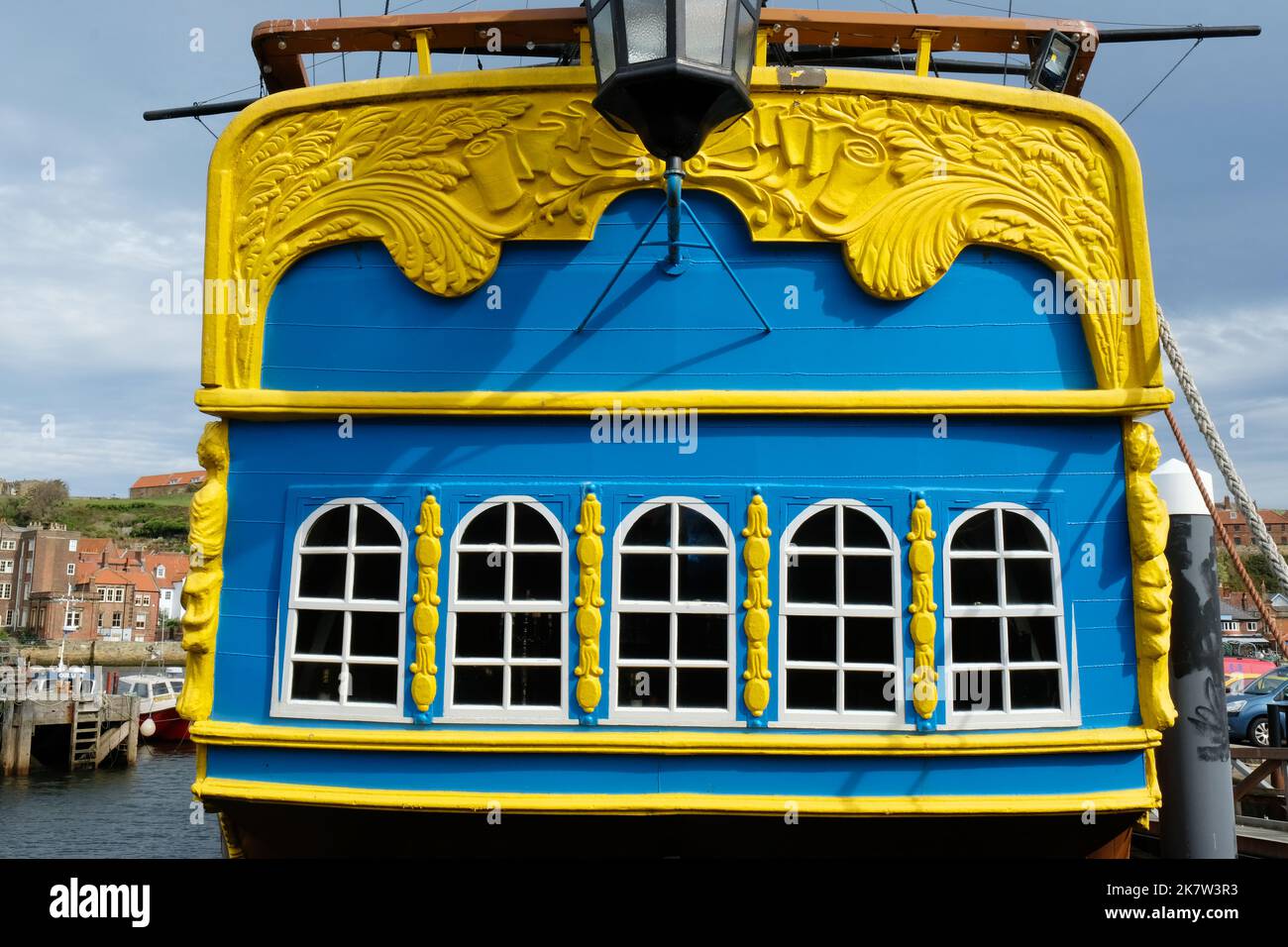 Replica of the bark HMS Endeavour, Whitby, Yorkshire, UK - John Gollop ...