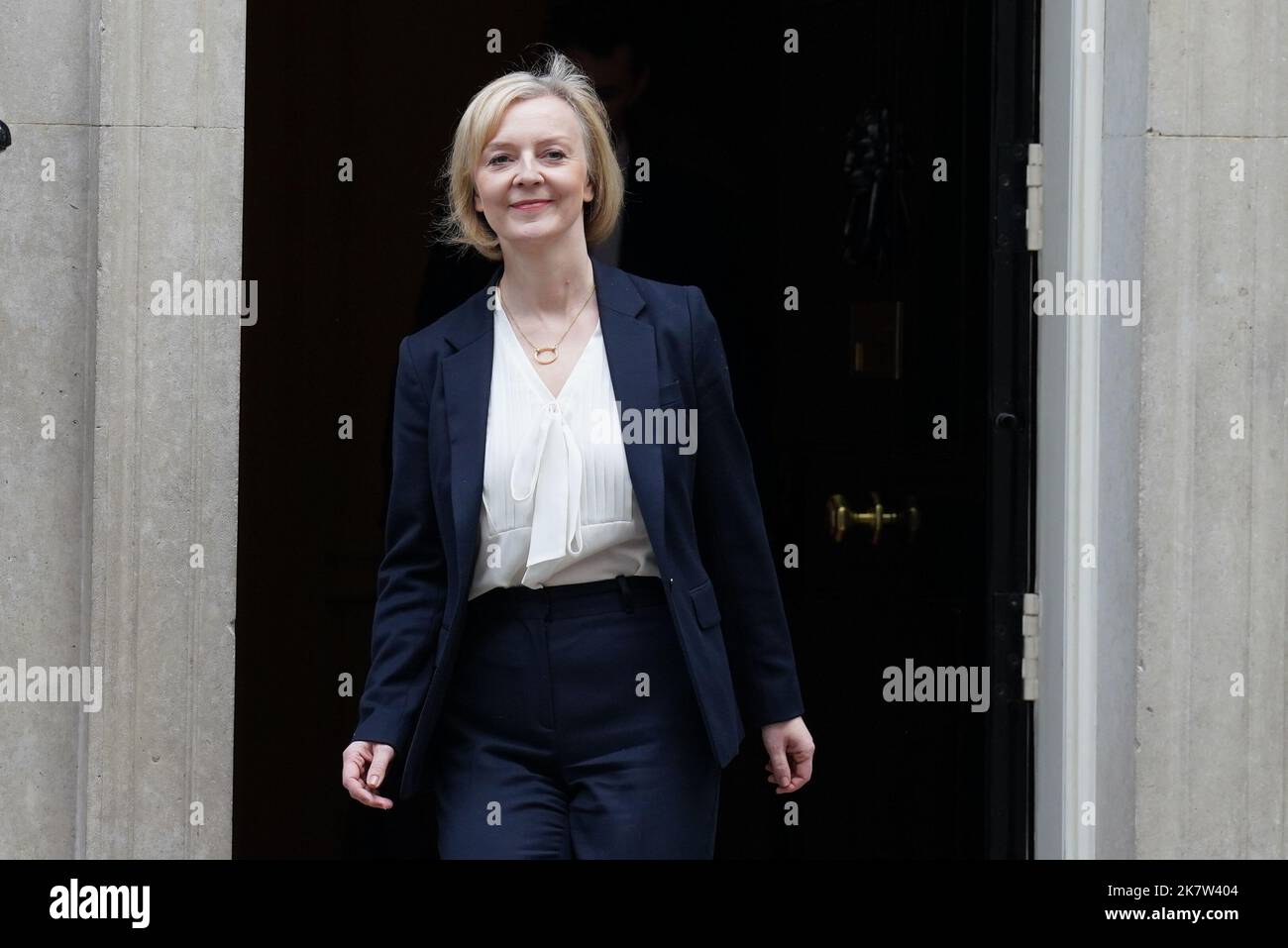 Prime Minister Liz Truss departs 10 Downing Street, London, to attend ... Prime Minister Liz Truss departs 10 Downing Street, London, to attend ...