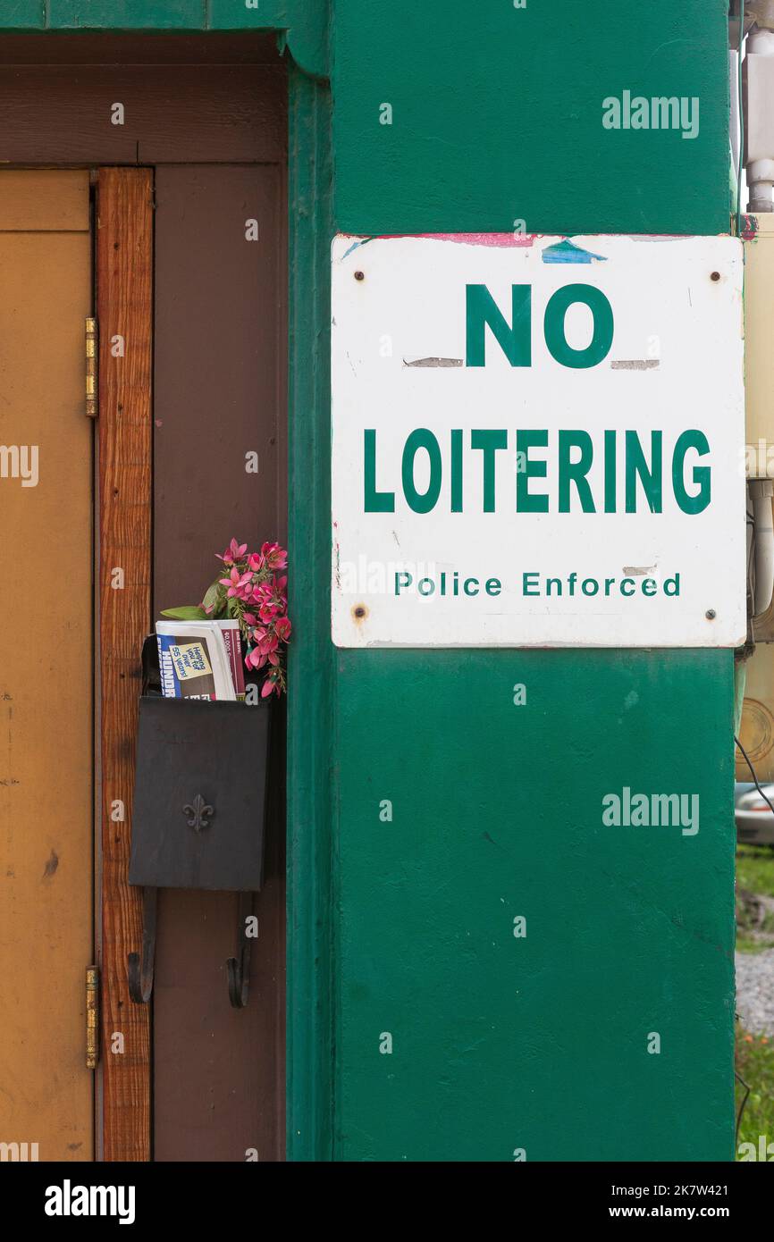 Lucky Franks Irish Pub, Braddock, Pennsylvania. A steel works town on ...